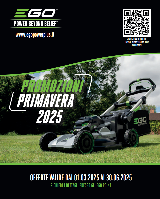 Promozioni Primavera 2025 EGO - Tutto Terra